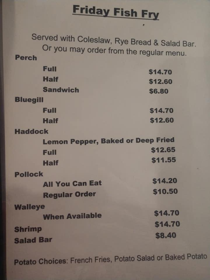 Menu at Hawkins Pub & Grub, Nichols