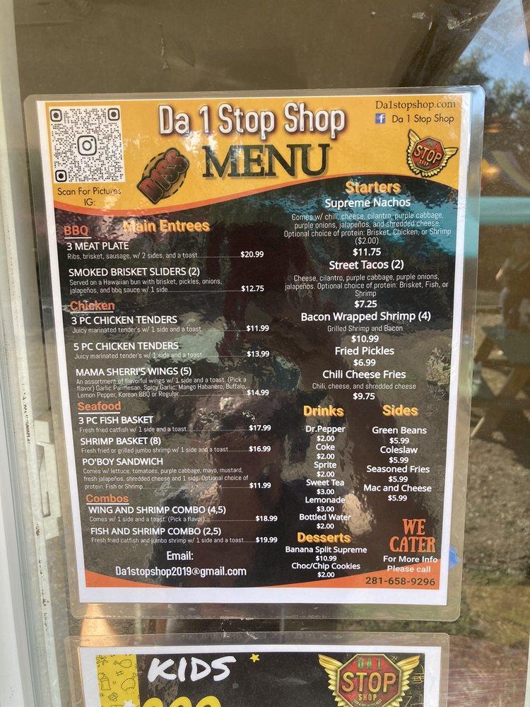 Menu at The Waypoint Food Truck Park restaurant, Austin