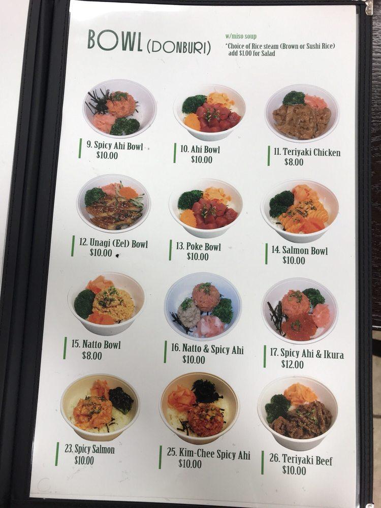 Menu at Ahi and Vegetable - Kapalama restaurant, Honolulu, Dillingham Blvd