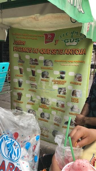 Carta de Jicamas Gus, Leon, Rafael Iriarte