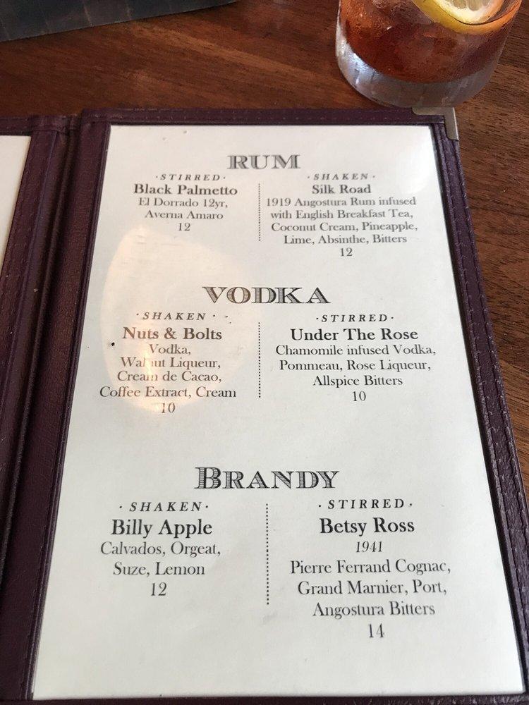 Menu at Stockade Tavern pub & bar, Kingston