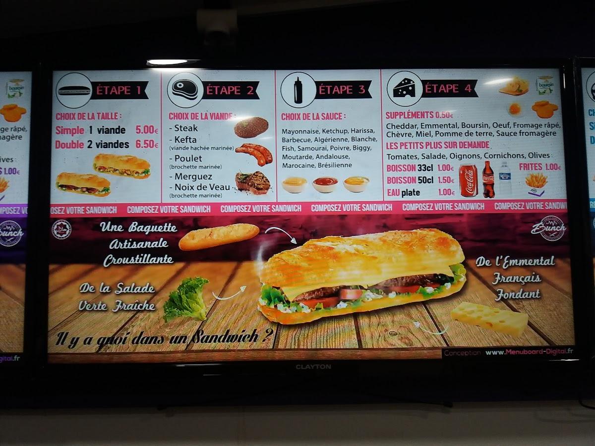 Menu at Bunch Nantes Tertre - Sandwichs, Tacos & Burgers à Nantes fast ...