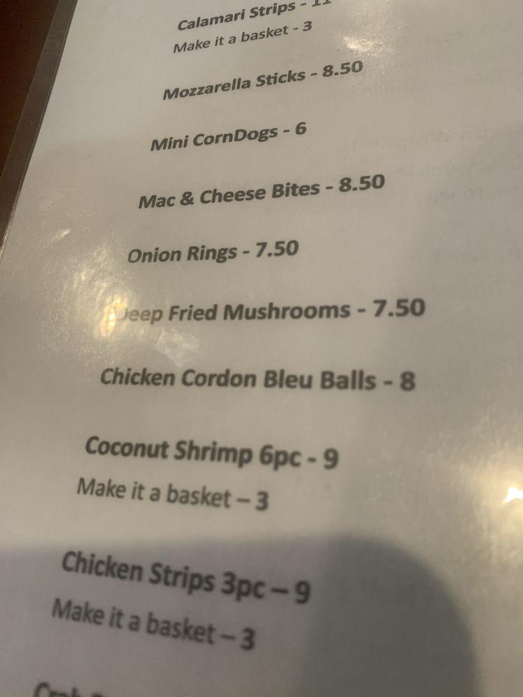 Menu at The Shang Sports Bar and Grill, Shelton