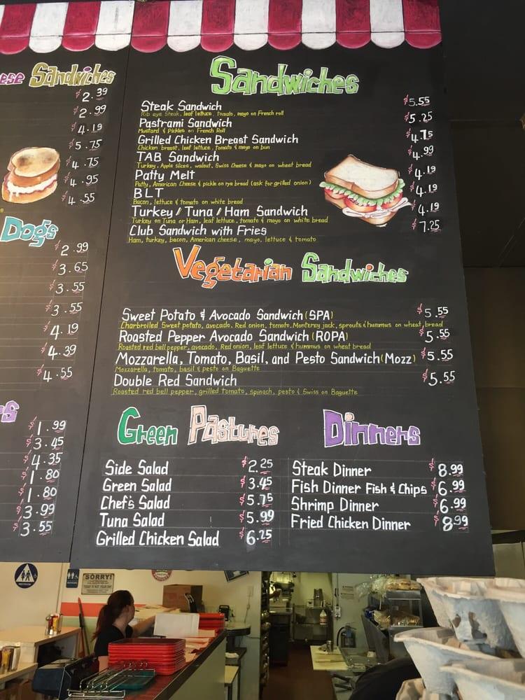 Menu at Johnny's Burgers restaurant, Riverside, Riverside Plaza Dr