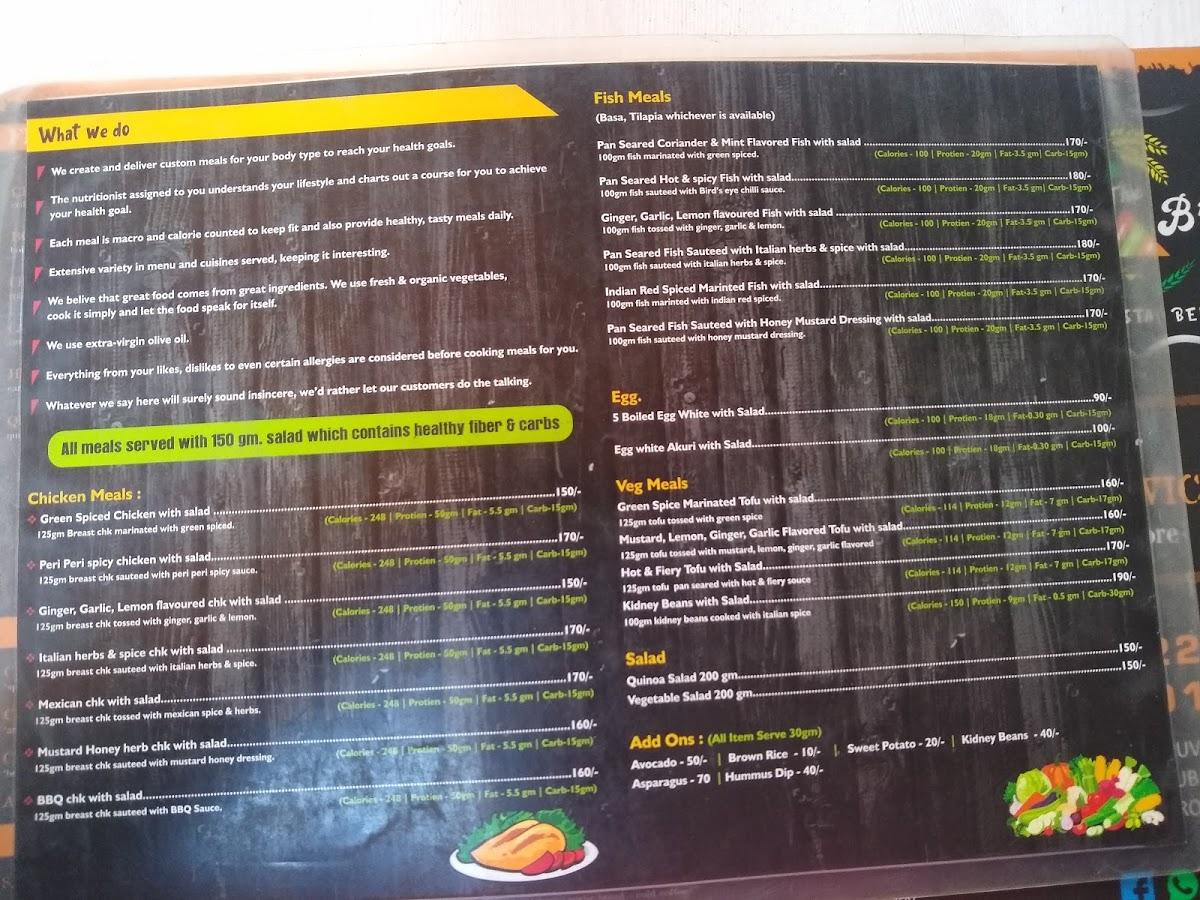 Menu at Between The Bread, Navi Mumbai