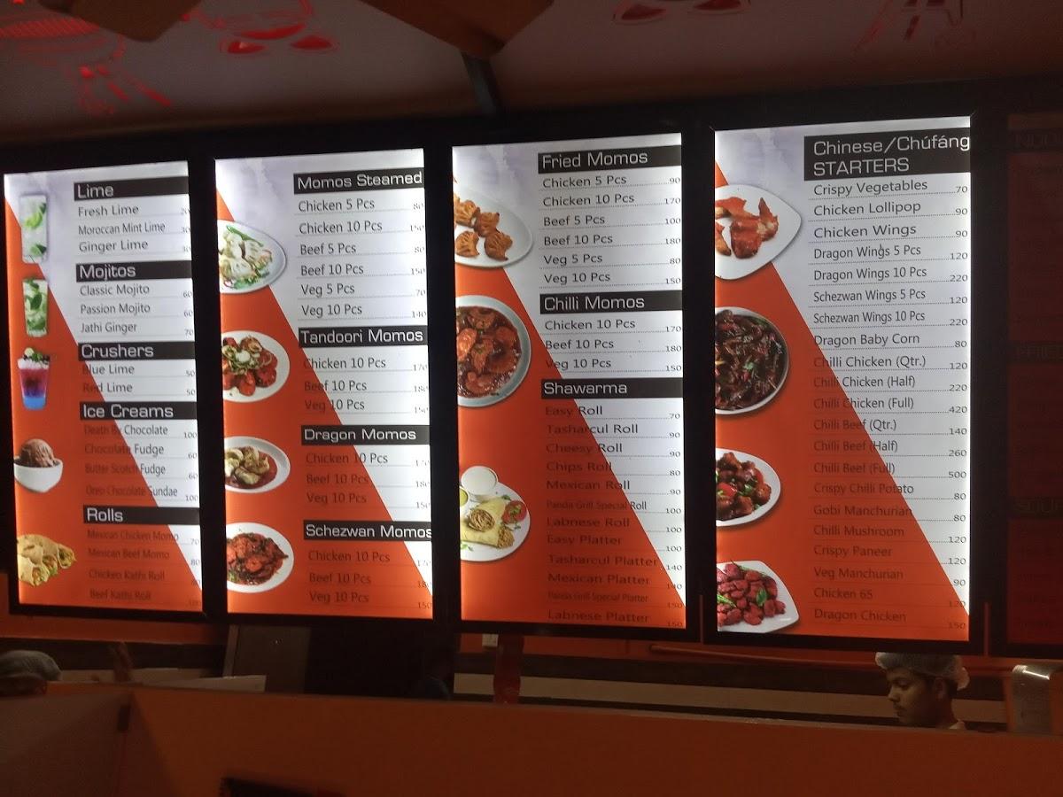 Menu at Panda Grill, Aluva