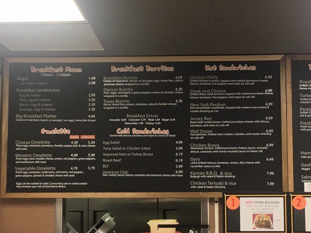 Carta de Blessing Cafe, Vienna