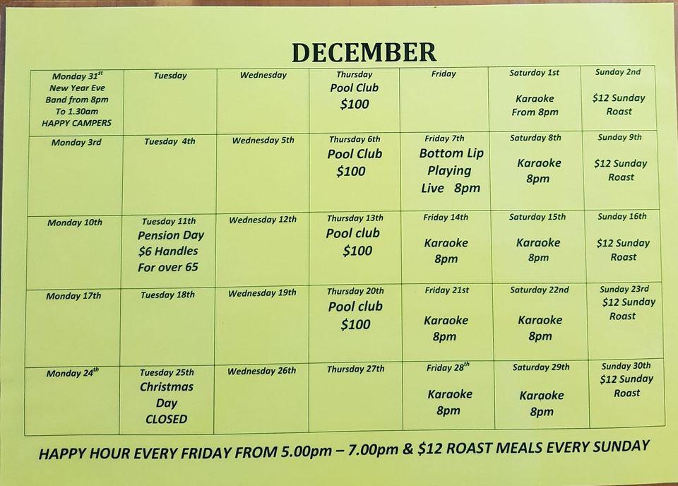 Menu at Shifty's Sports Bar & TAB, New Plymouth