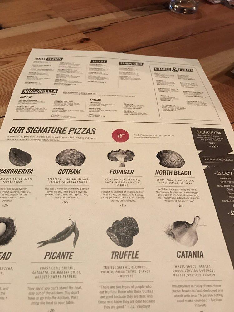 Menu at Moneyline Pizza & Bar, Las Vegas