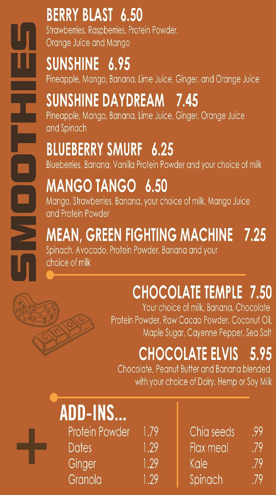 Menu at Rising Roll Gourmet Café, Dunwoody, GA cafe, Atlanta