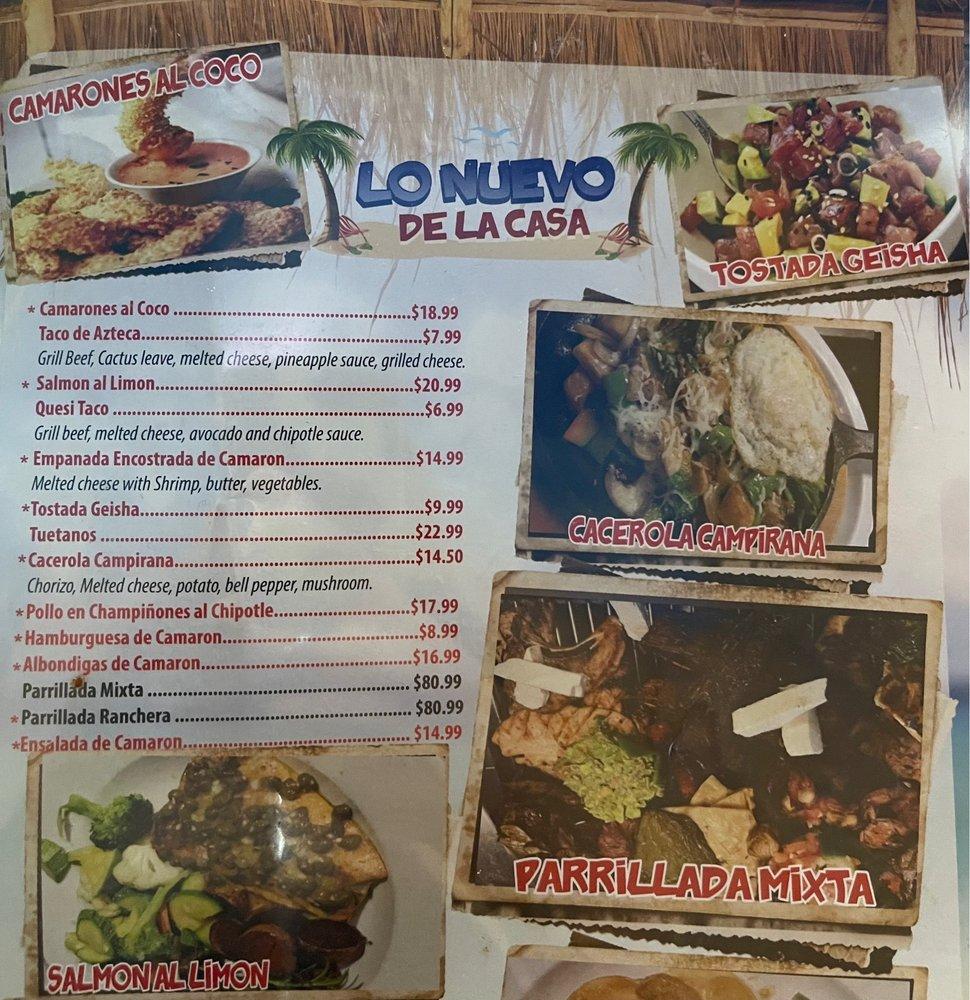 Menu at El Canelo Restaurant, Las Vegas
