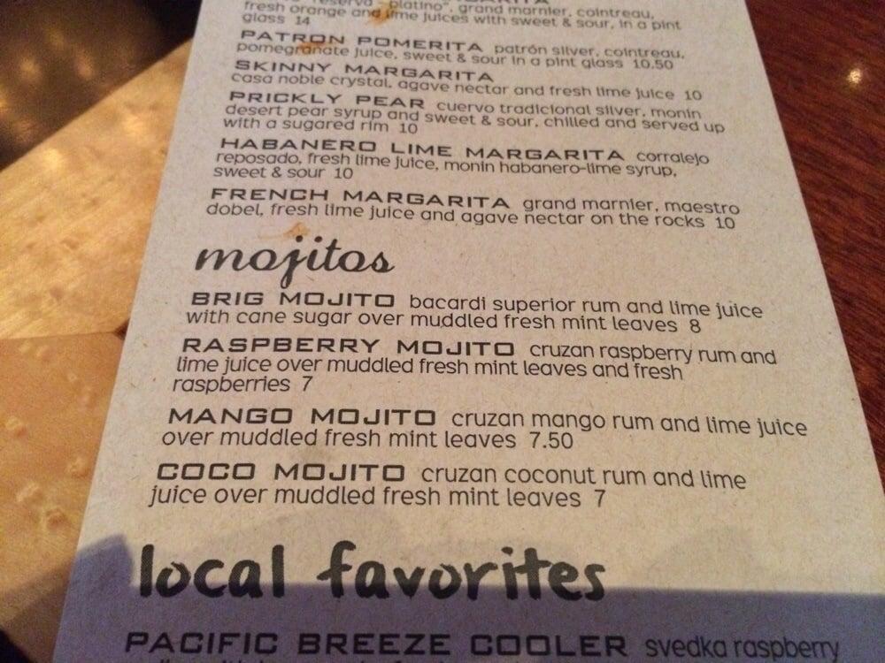 Menu at Brigantine Seafood & Oyster Bar, Poway, Poway Rd