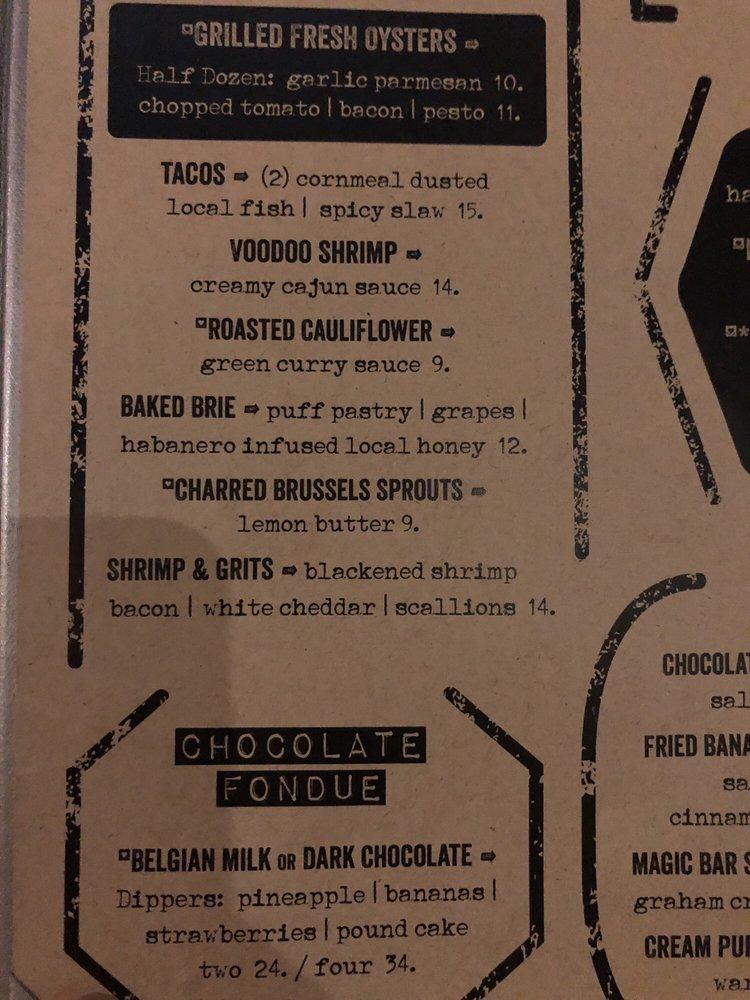 Menu at Square Grouper Bar and Grill, Cudjoe Key