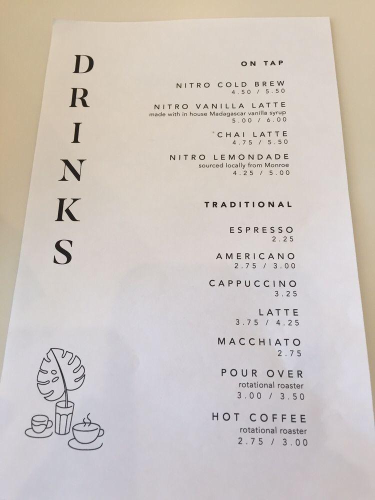 Menu at The Nitro Bar, Newport, 2 Pond Ave