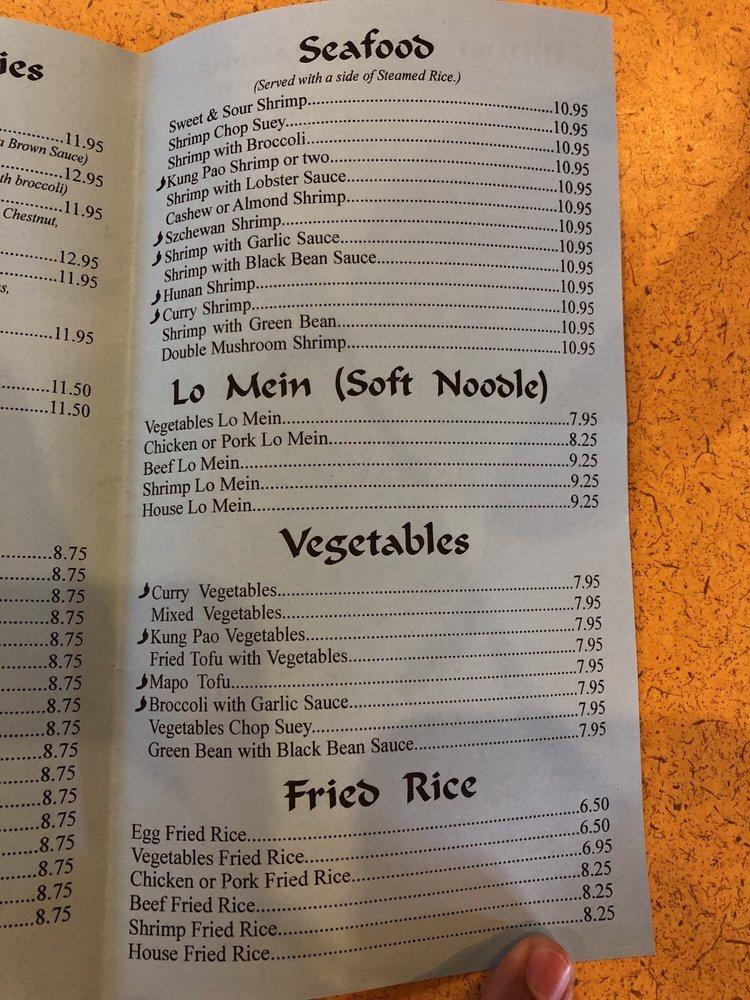 Menu at New Silver Dragon Chinese Restaurant, Phoenix