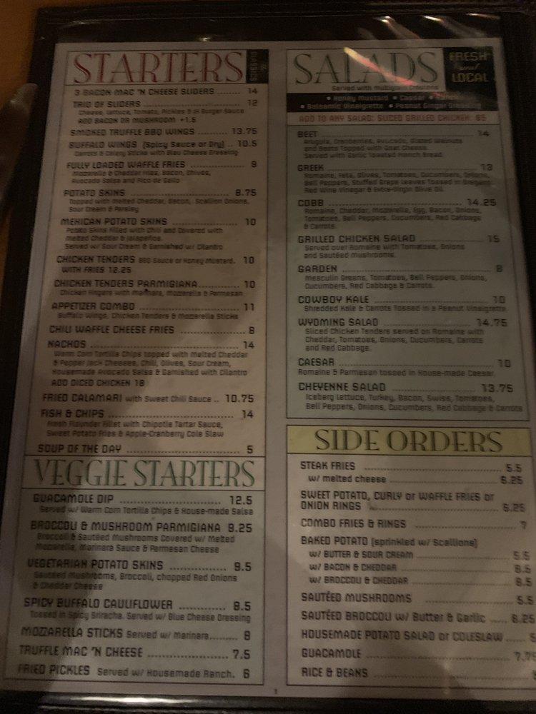 Menu at Jackson Hole restaurant, New York City, 232 E 64th St A