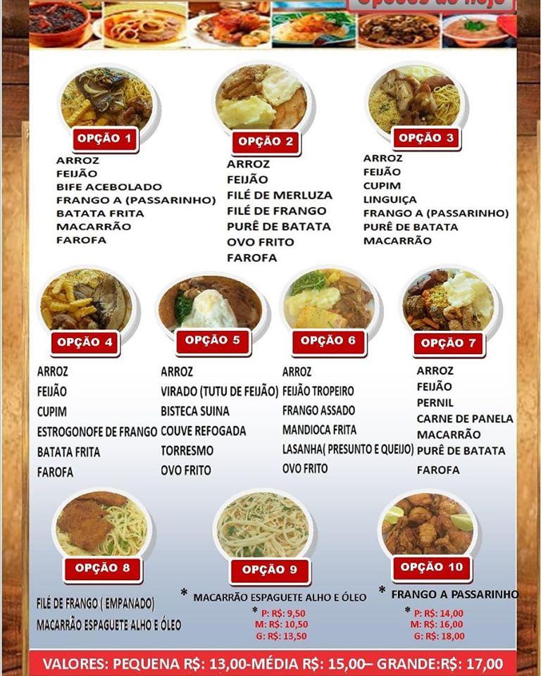 Menu em Aurora Comida da Fazenda e Rodízio de Pizza restaurante ...