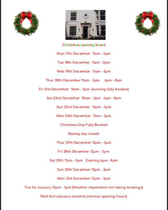 Menu at Charlottes Of Filey restaurant, Filey