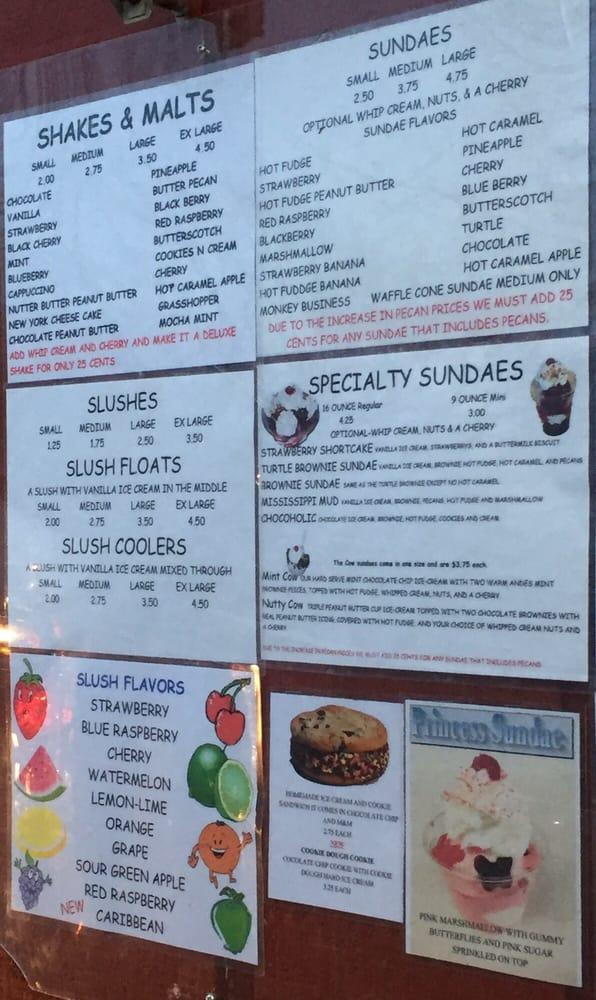 Menu at Dairy Ranch, Dorr