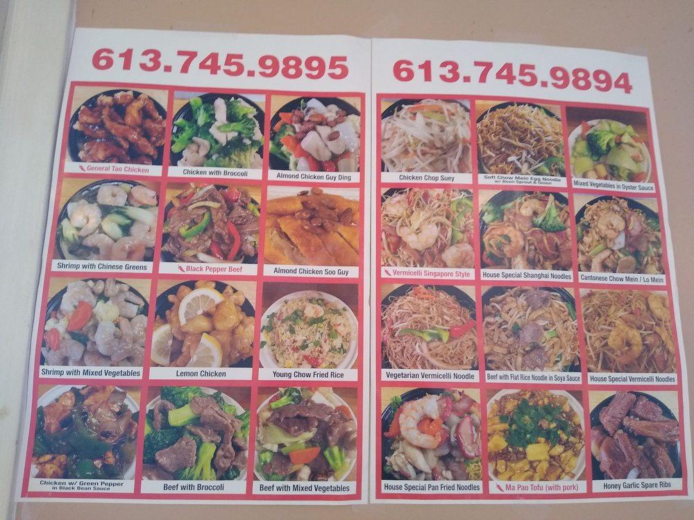 Menu at Hung Fatt Chinese Restaurant...food, Ottawa