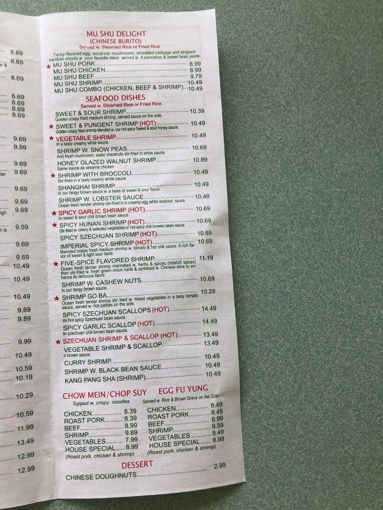 Menu at Jade Dragon Wok Out (Lawrenceville) restaurant, Lawrenceville