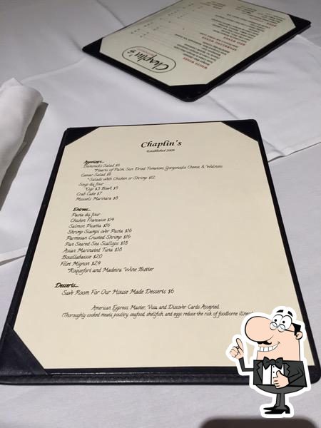 Chaplin's, New London - Restaurant menu, prices and reviews