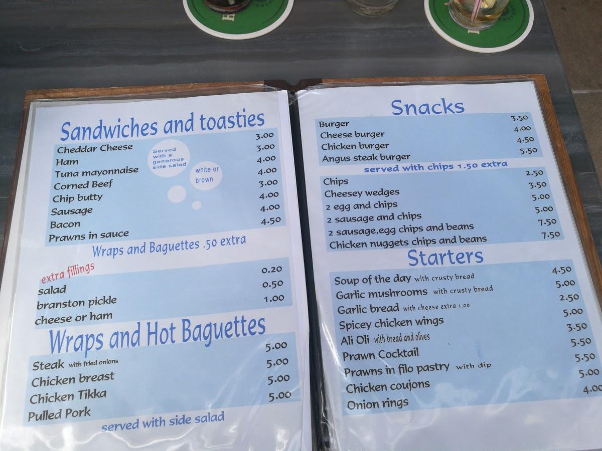 Menu at Rope and Anchor pub & bar, Cala Bona, Passeo Del Moll 13