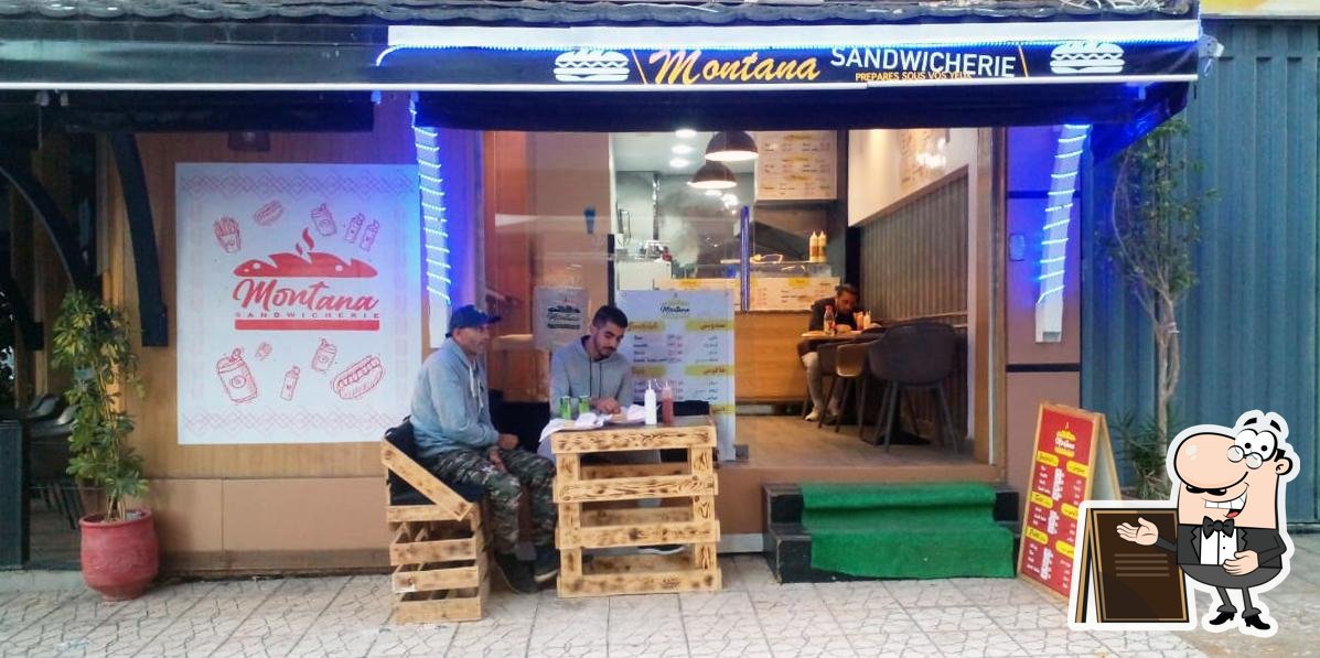 Montana Sandwich restaurant, Kenitra - Restaurant Menü