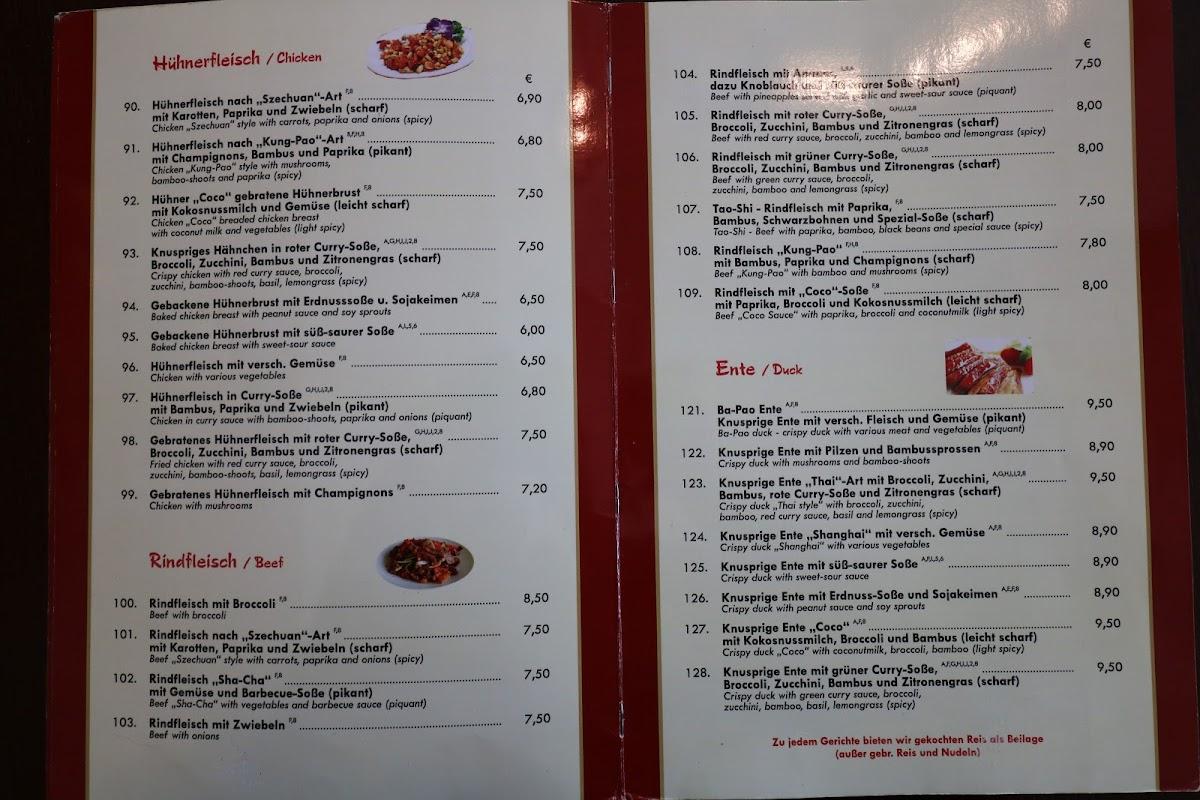 Speisekarte von Taste House restaurant, Frankfurt am Main