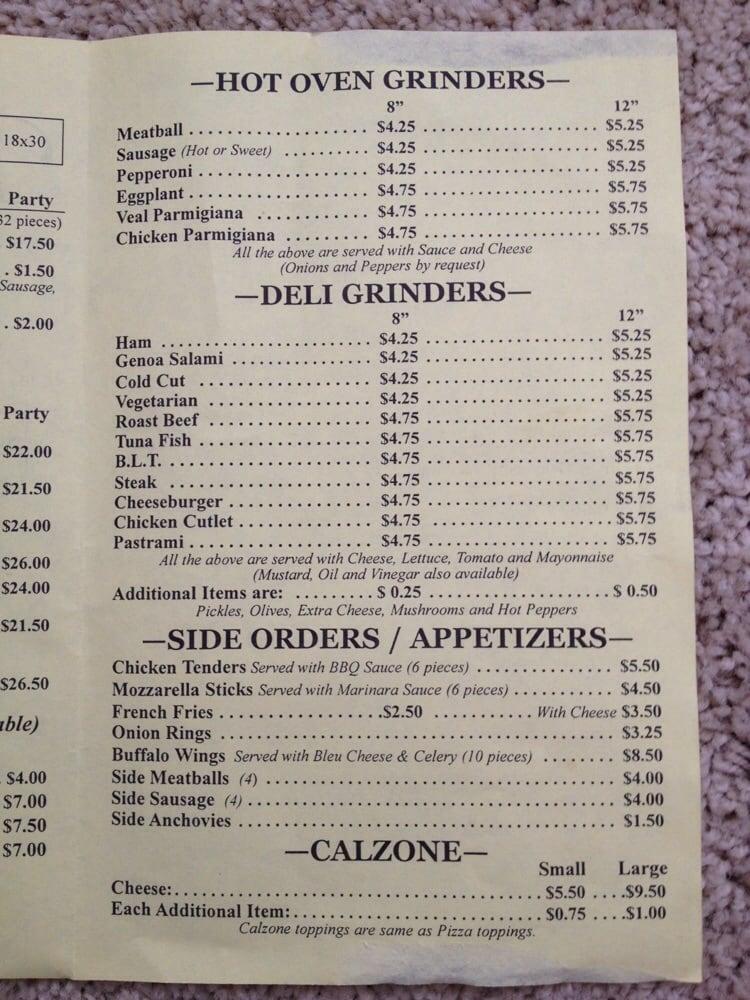 Menu at Family Pizza pizzeria, Westfield