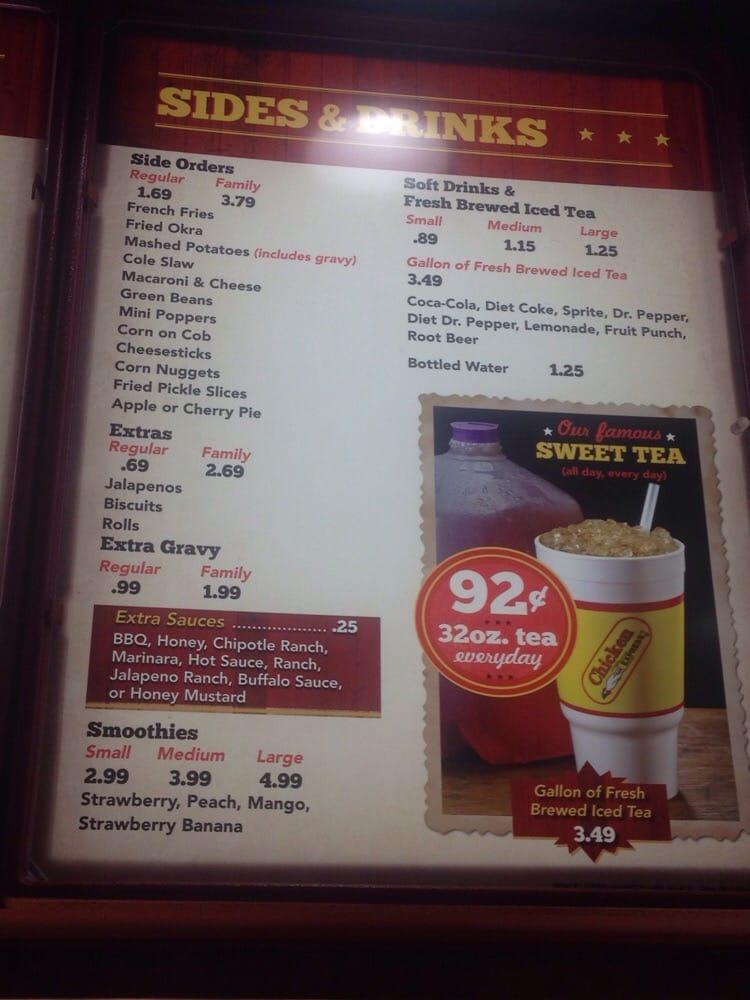 Menu at Chicken Express restaurant, Tulsa