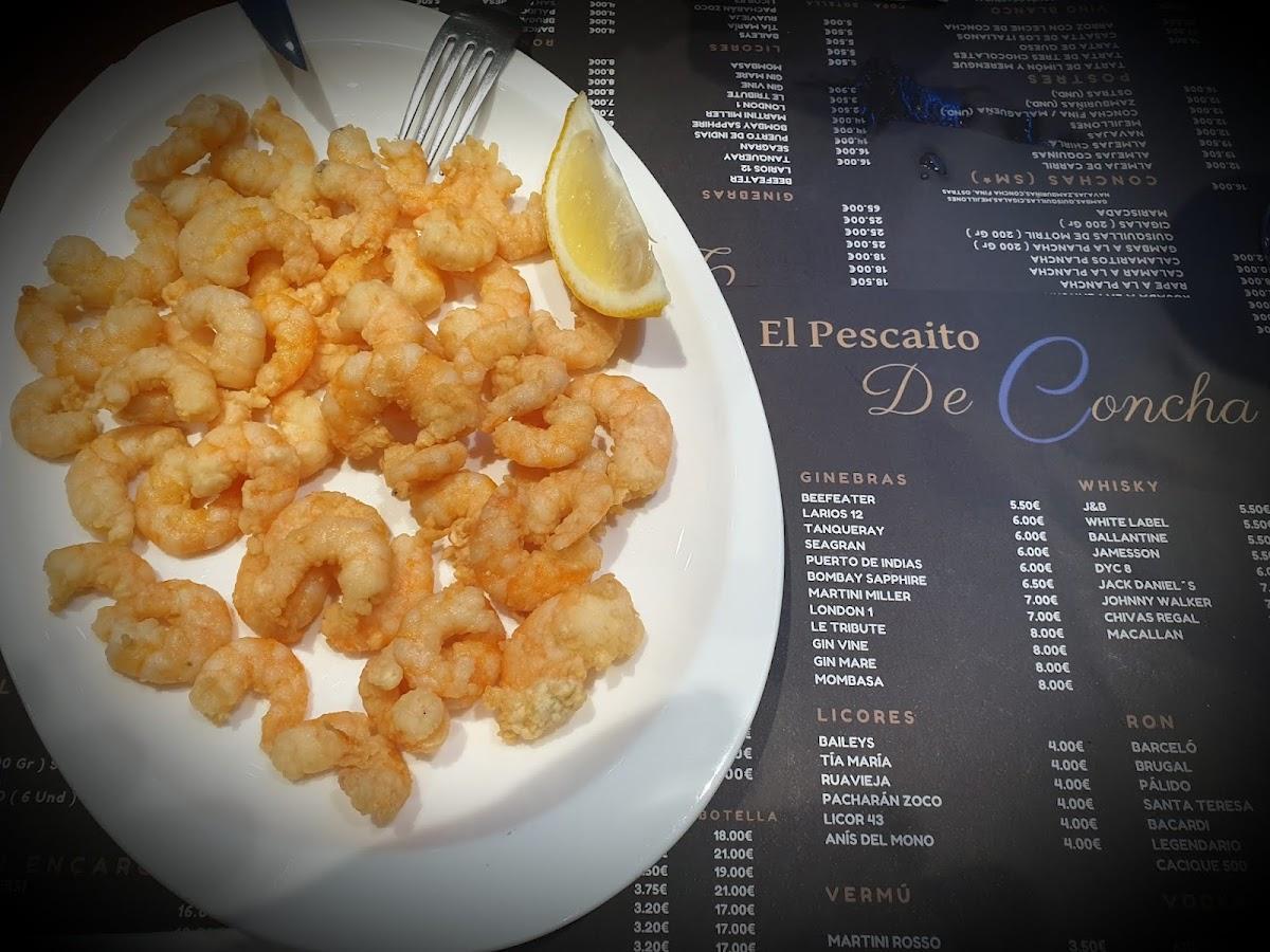 Carta del restaurante El Pescaito De Concha, Granada