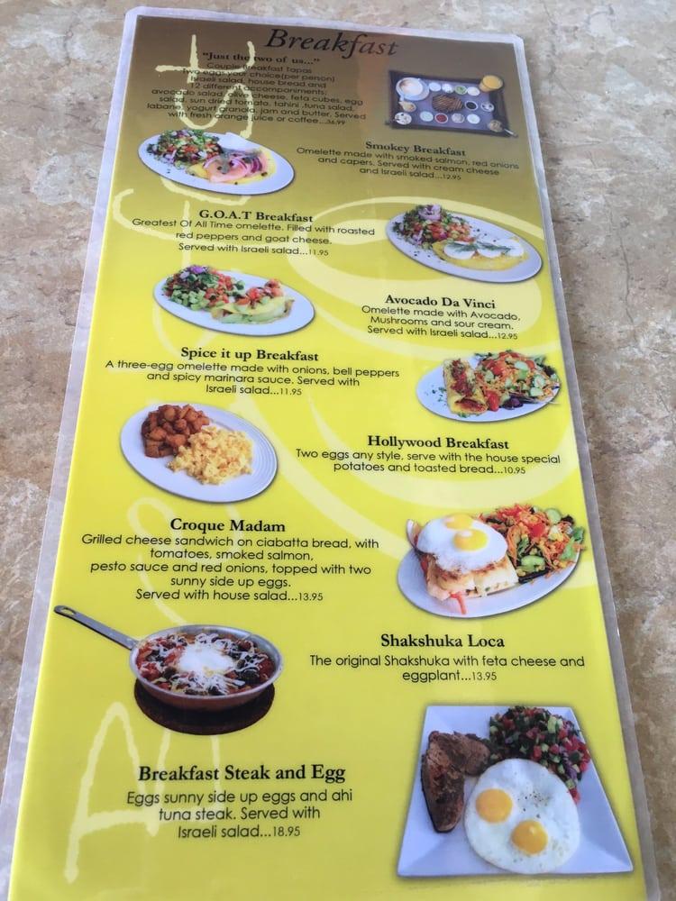 Menu at Grand Cafe Hollywood, Dania Beach, Stirling Rd