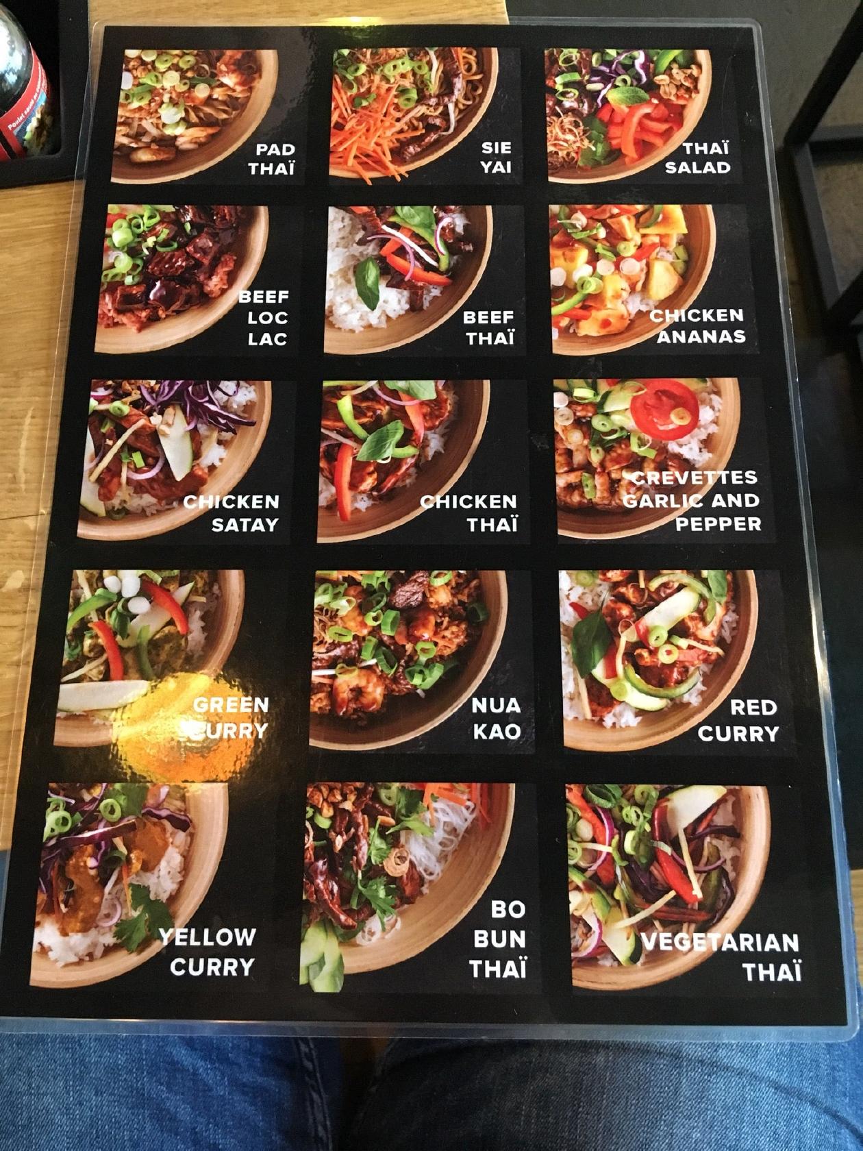 Menu at Pitaya restaurant, Ferney-Voltaire