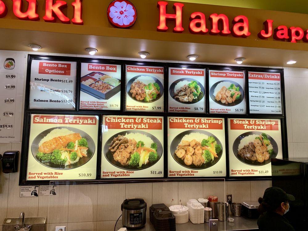 Menu at Suki Hana restaurant, Miami, NW 12th St