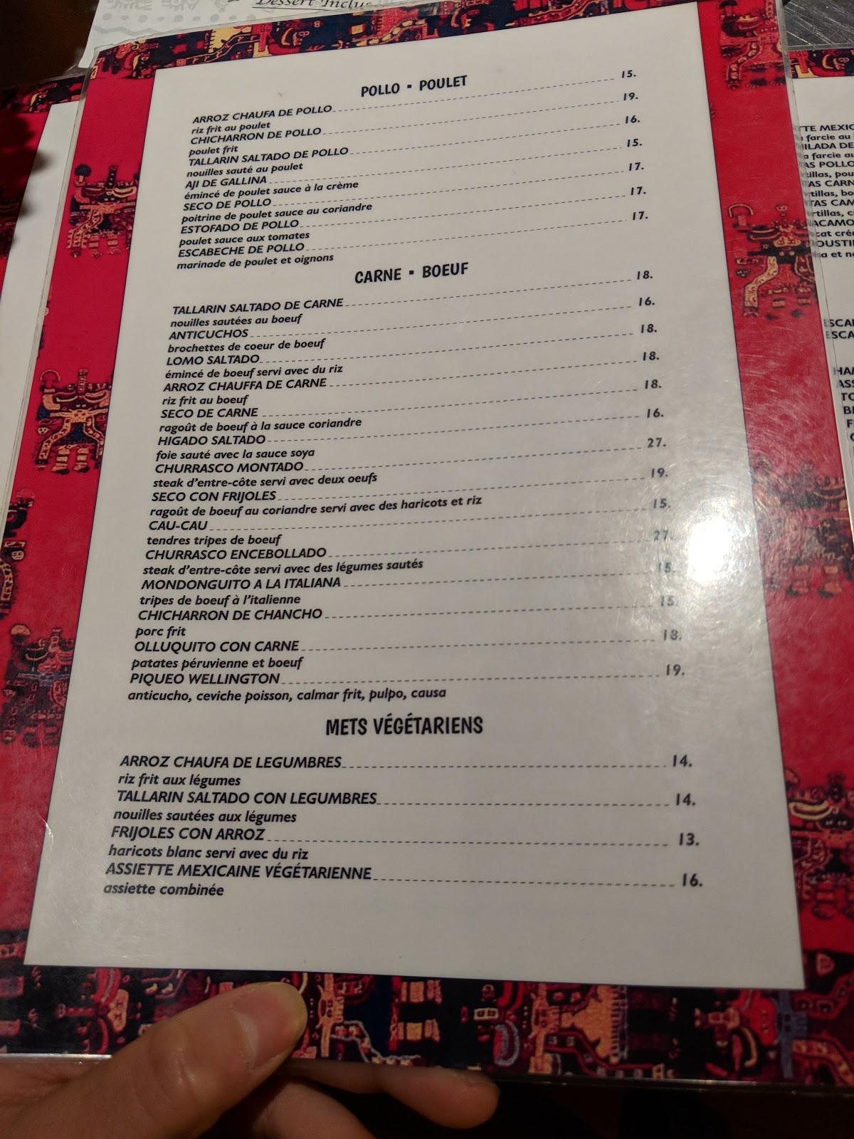 Villa Wellington Restaurant Verdun Menu – ZKMPP