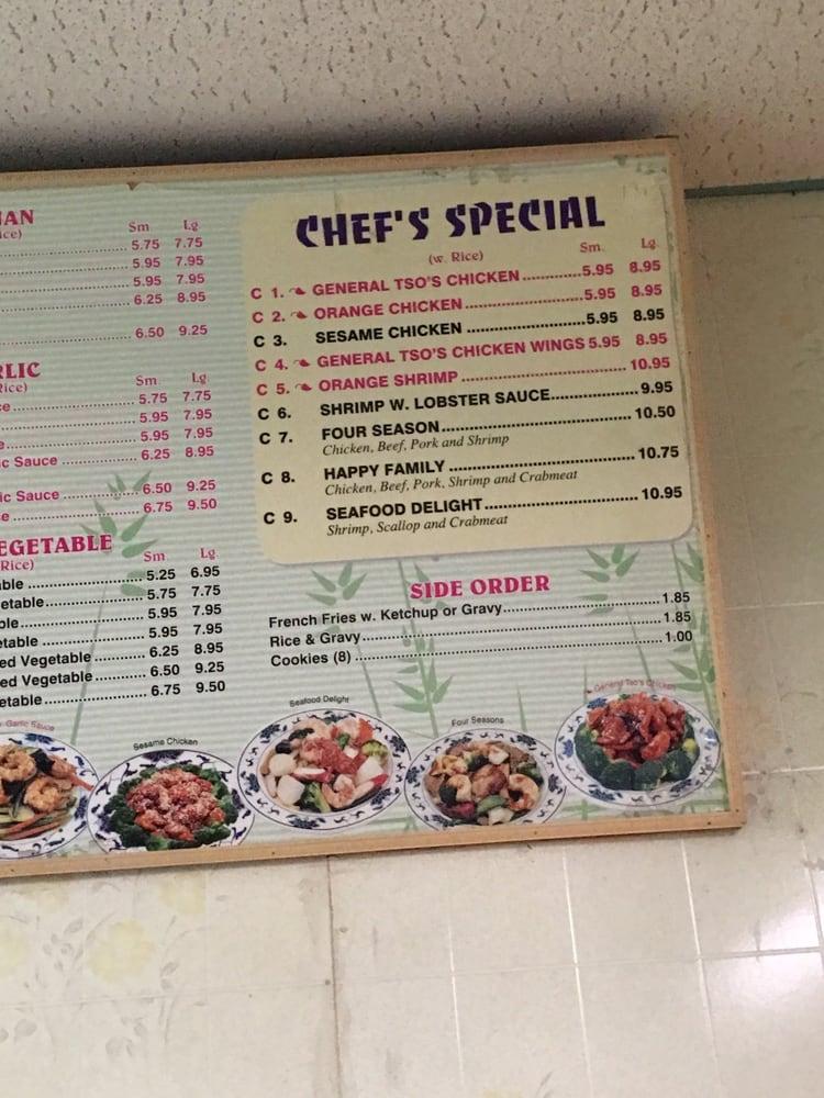 Menu at Best Chinese Carry Out restaurant, Baltimore