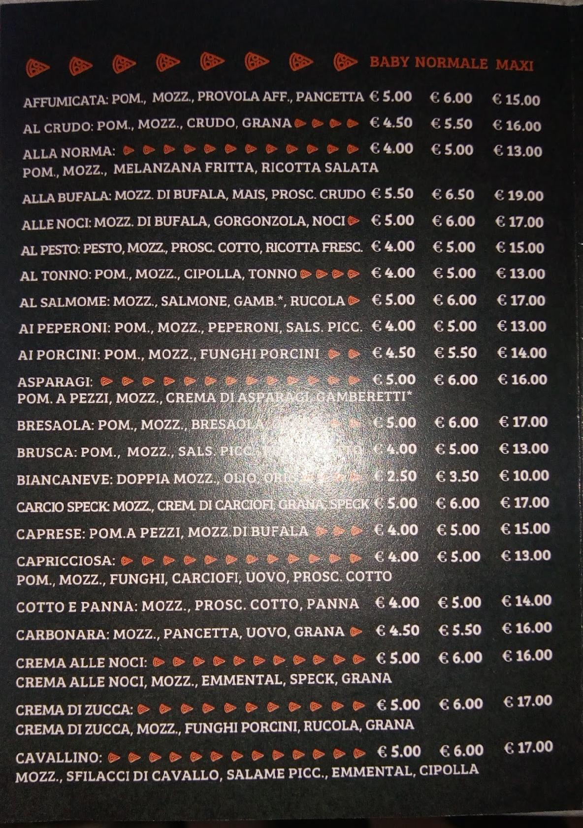 Menu da L'isola Della Pizza RAGUSA consegna ristorante, Ragusa