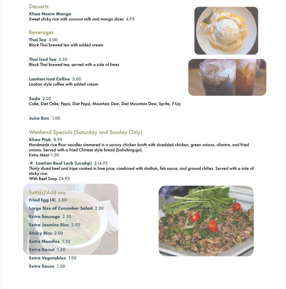 Menu at Rock-Pho'd Asian Fusion Cuisine restaurant, Rockford