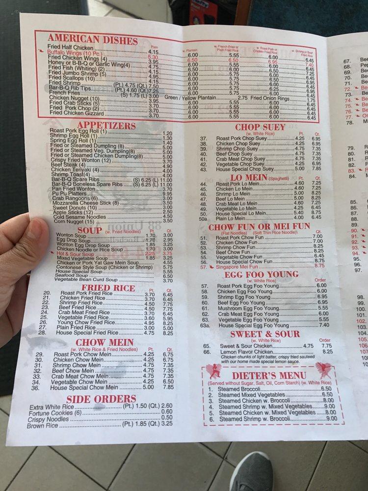 Carta del restaurante Golden Imperial, Nueva Rochelle