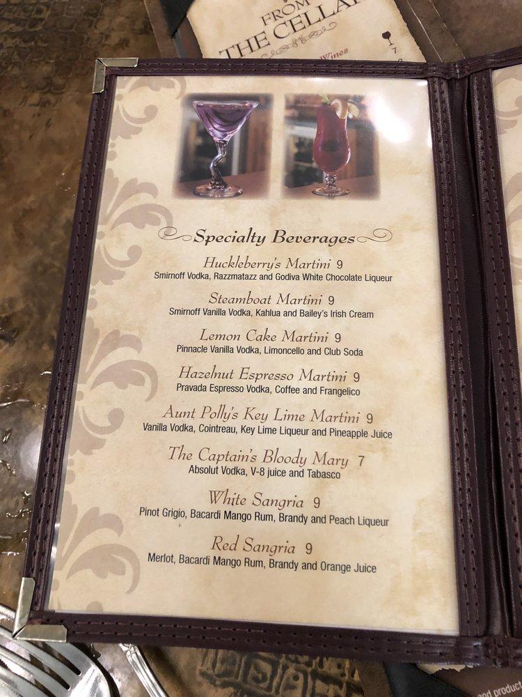 Menu at Huckleberry's Restaurant, Smoketown