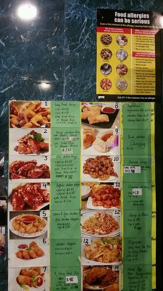 Menu at No pork halal kitchen restaurant, New York City, 50 4th Ave