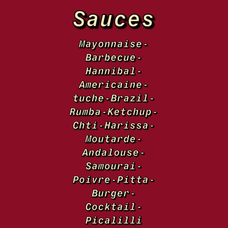 Menu Chez Memes