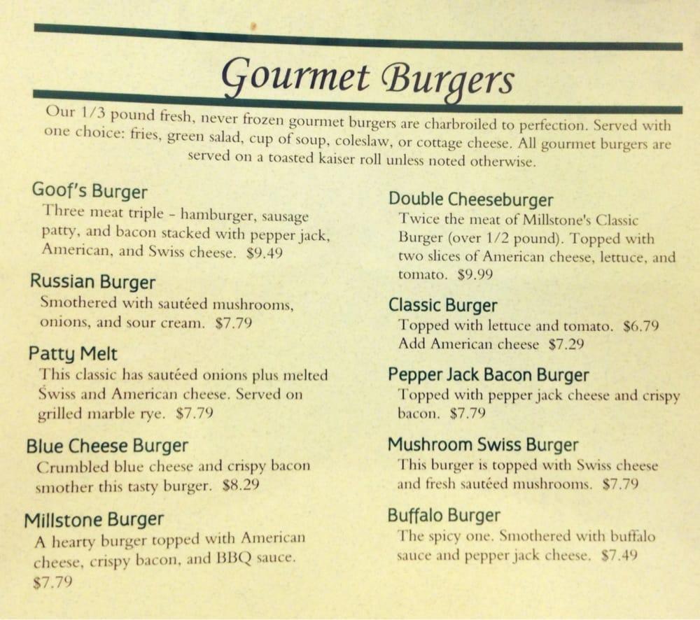 Menu at Millstone Family Restaurant, Milbank, E 4th Ave