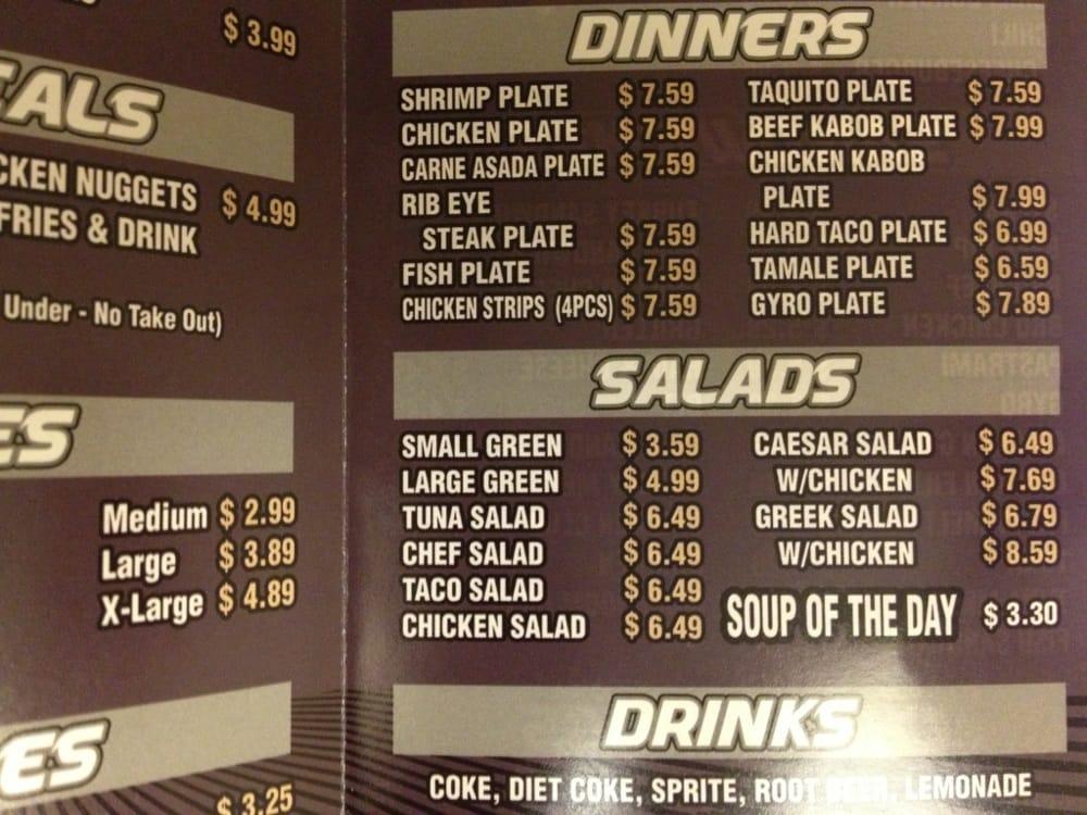 Menu at Hot Off The Grill restaurant, Seal Beach, Seal Beach Blvd