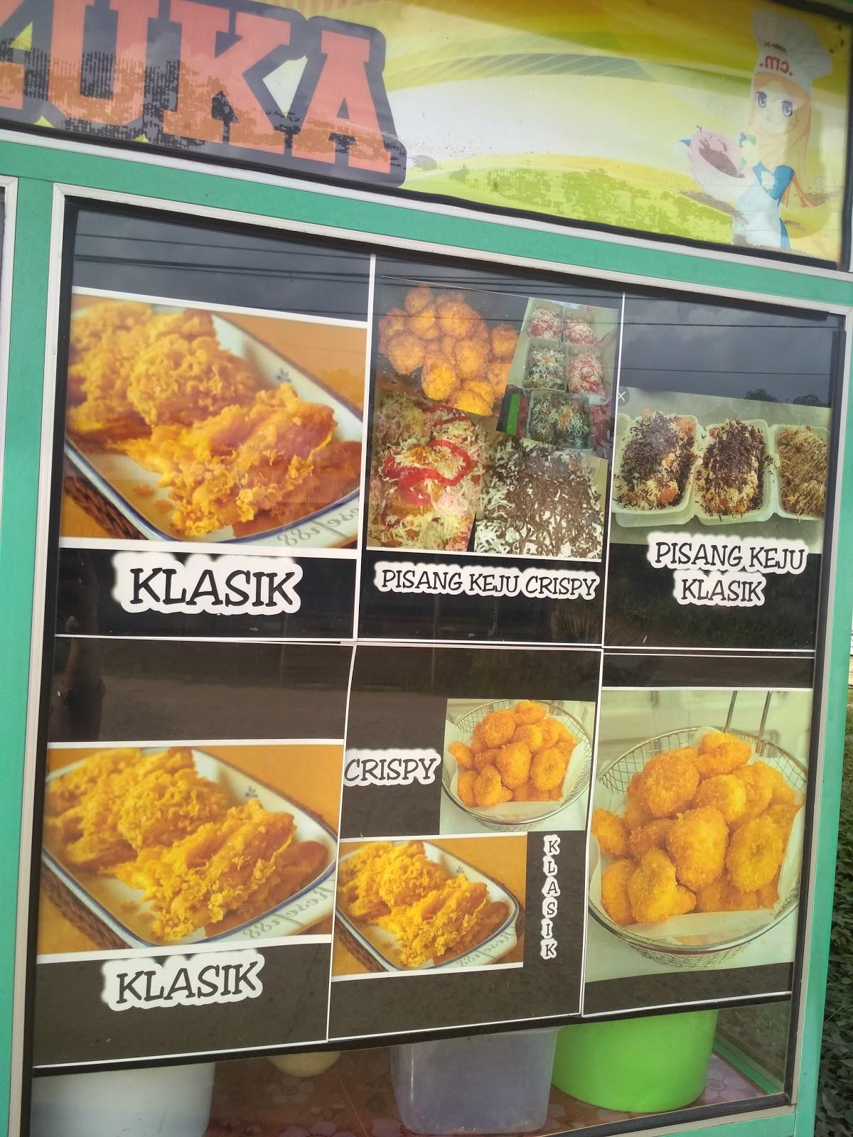 Menu at PISANG CRISPY Kedai Ku Zuka cafe, Manunggal Daya, Rt.001