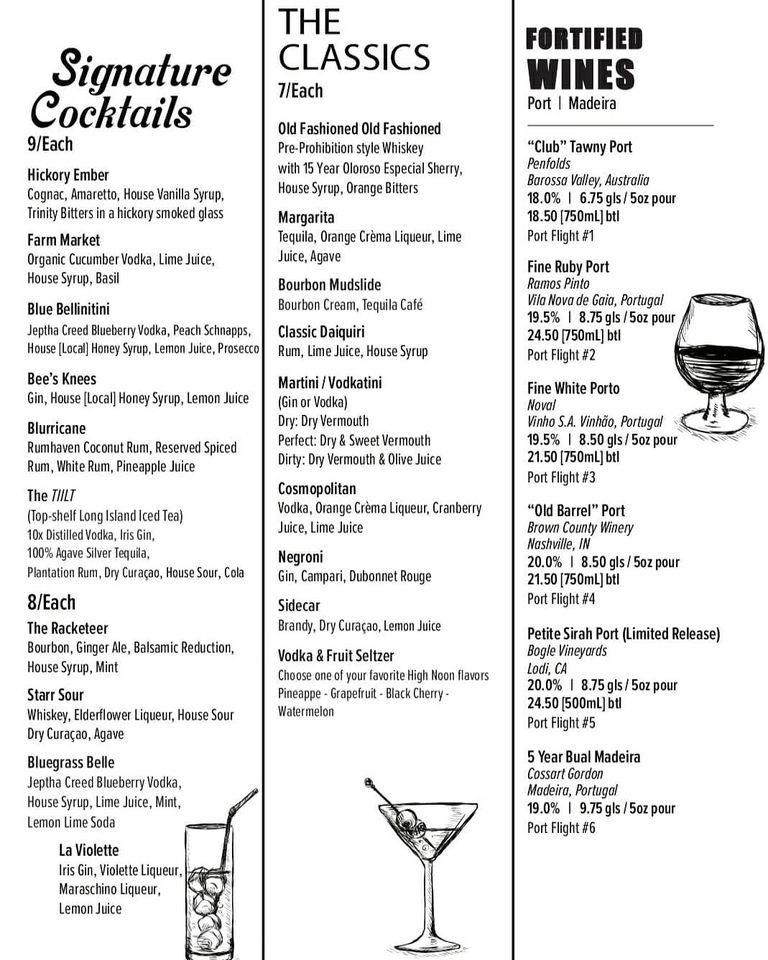 Menu at The Cordial Cork pub & bar, Richmond