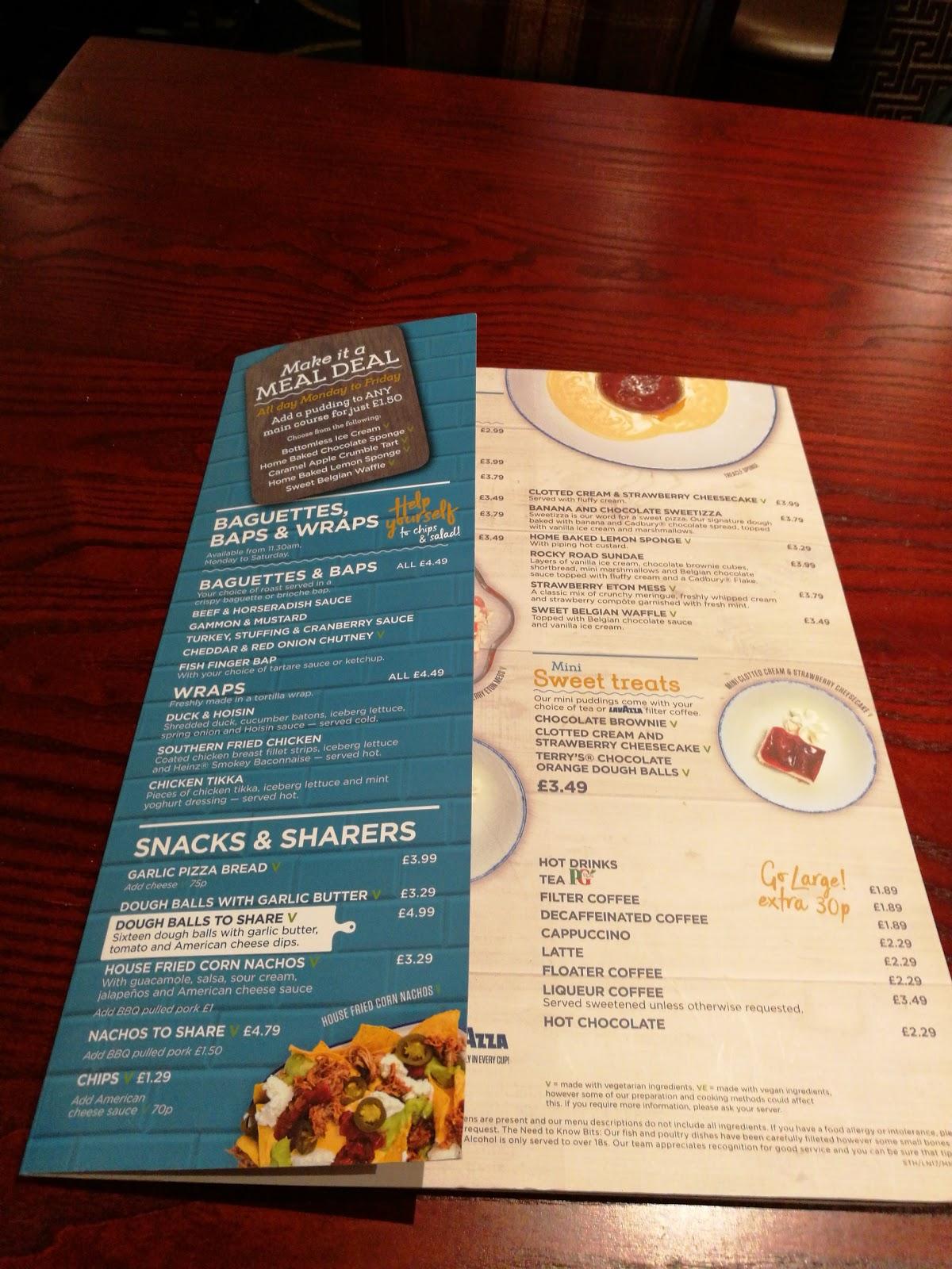 Menu at The Alma Inn pub & bar, Upham