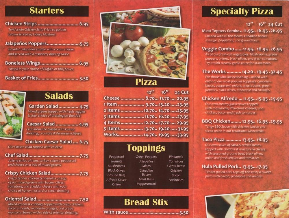 Menu at Camp Union Pizzeria, Seabeck, NW Holly Rd