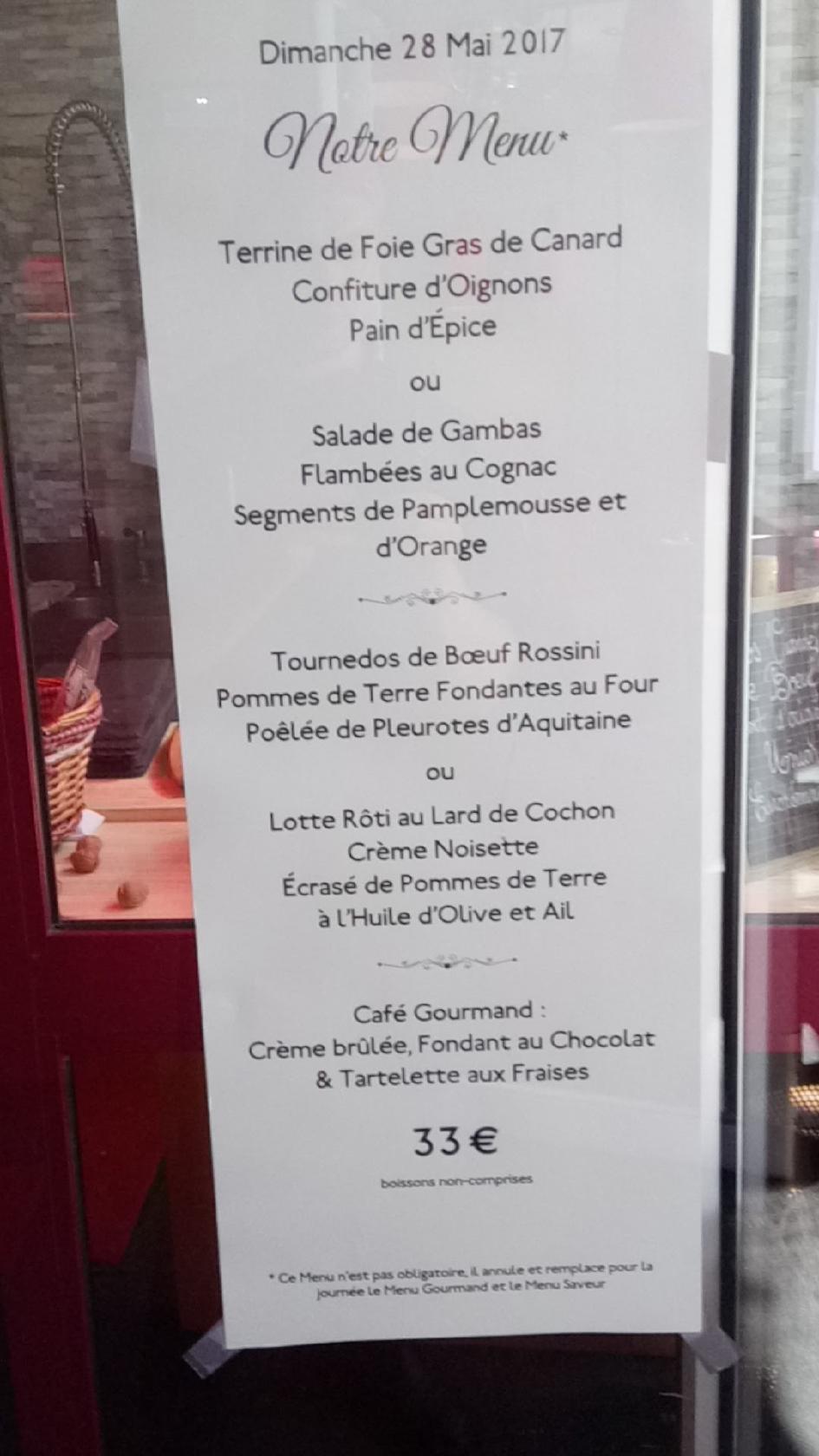 Menu at Relais d' Alsace - Taverne Karlsbräu restaurant, Angoulême, 12 ...